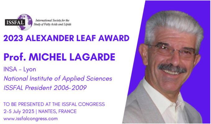 2023 Alexander Leaf Award to Michel Lagarde - GERLI