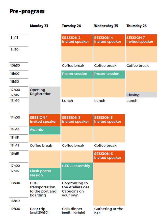 SCIENTIFIC PROGRAM - GERLI